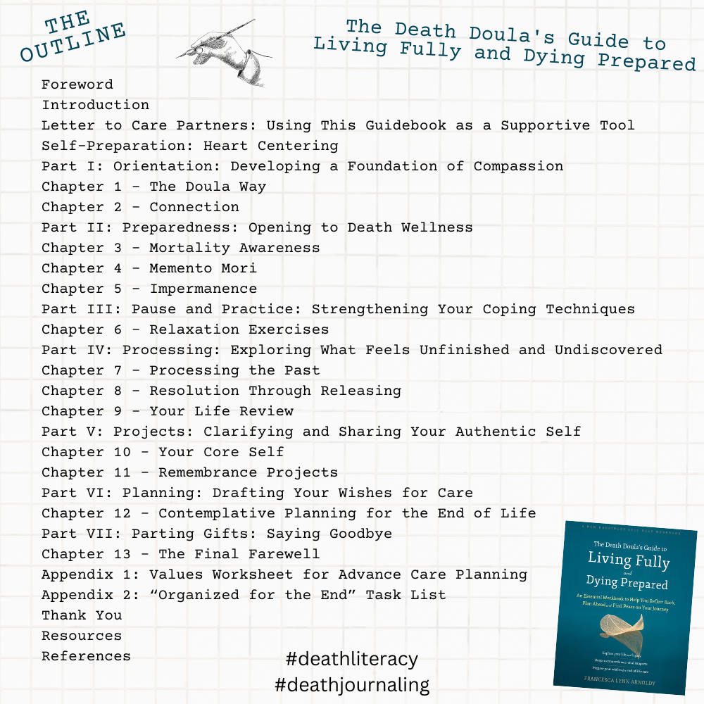 Creating “The Death Doula’s Guide to Living Fully and Dying Prepared ...